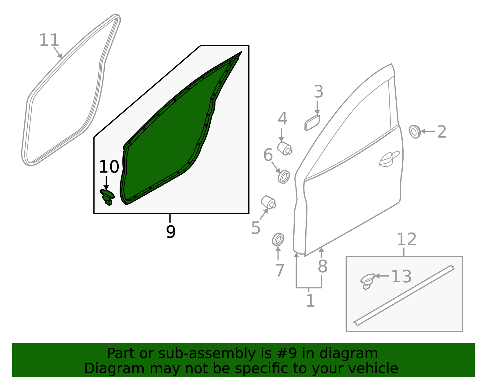 BDMT-58-760A - Door Weather-Strip - 2019 2020 Mazda 3 | Mazda Parts Factor