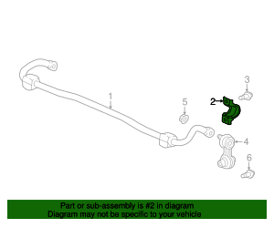 52308-TBA-A10 - Bracket, Rear Stabilizer Holder 2016-2021 Honda | Honda ...