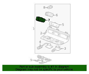 2024-2025 Chevrolet Corvette Combination Switch 84779752 GM ...