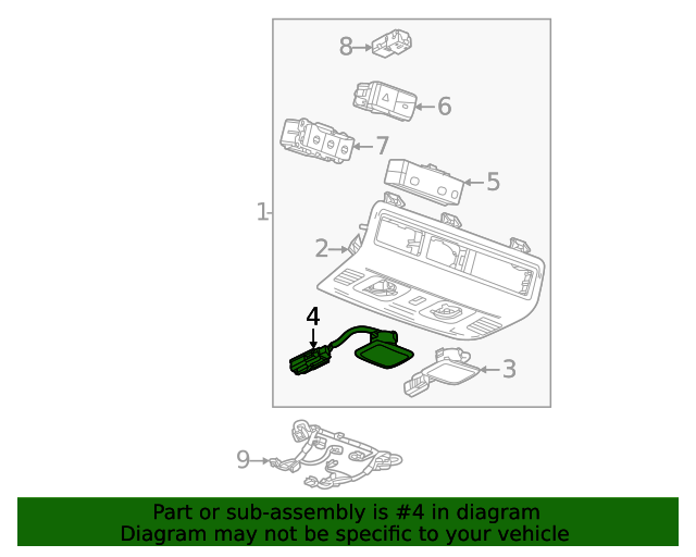 2020-2023 Chevrolet Corvette Jet Black Driver Side Mobile Telephone ...