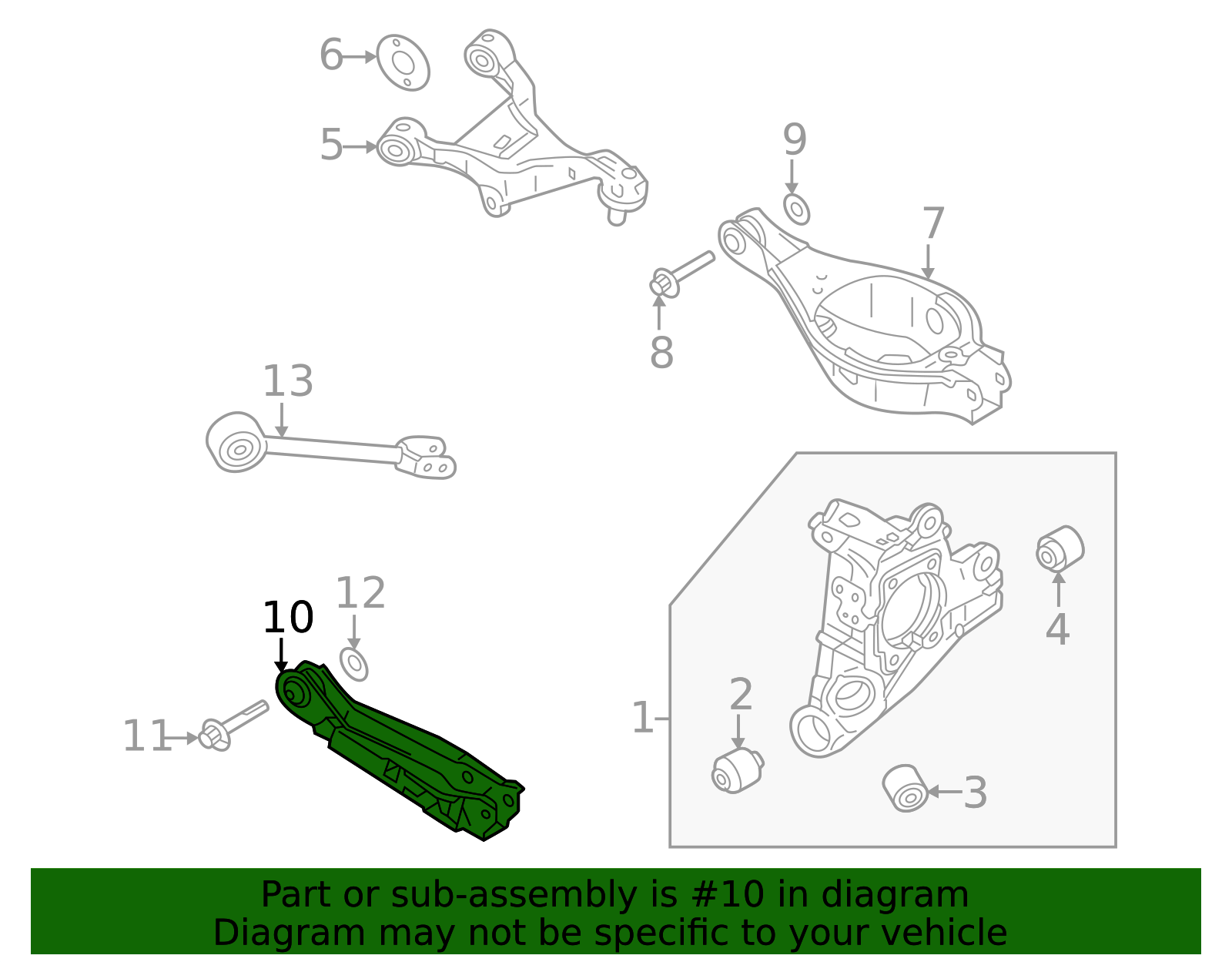 2021-2025 Nissan Rogue Lower Control Arm 551A06RR0B | Nissan Canada