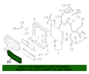247-885-29-00 - Lower Duct 2020-2023 Mercedes-Benz GLB 250 | Mercedes ...