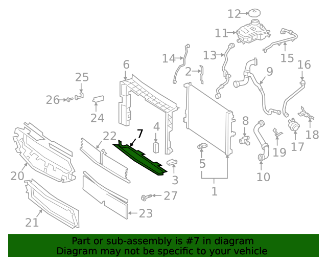 177-505-02-00 - Lower Baffle 2019-2023 Mercedes-Benz | Mercedes-Benz ...