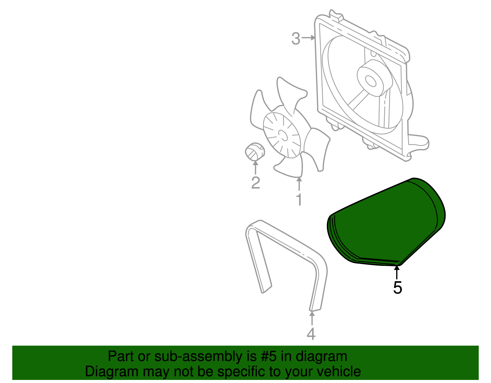 1996-2008 Subaru AC Belt 73323AC000 | Retail Performance Auto Parts