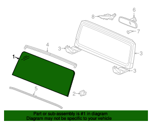 Windshield 68350472AE | TascaParts.com