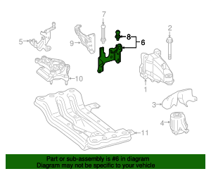 2015-2018 Mercedes-Benz Engine Mount Bracket 274-223-01-41 ...