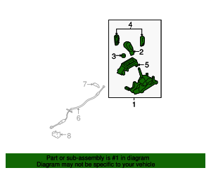 2008-2010 Ford Edge Shifter Assembly 9T4Z-7210-BF | QuirkParts