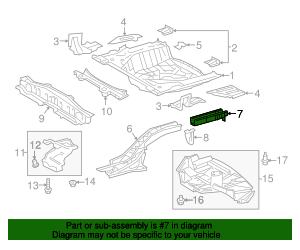 2008-2018 Toyota Rail End 57604-12060 | OEM Parts Online