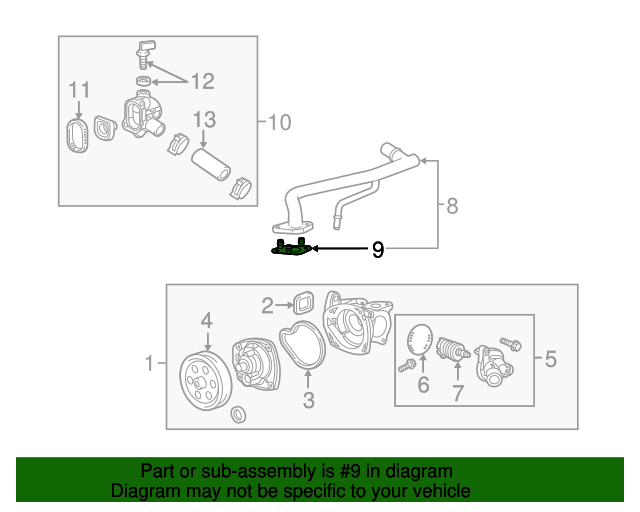 2013-2021 GM OEM NEW 2013-21 GM Chevrolet Buick Malibu Thermostat ...