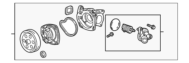2013-2020 GM Water Pump Assembly 12690252 | QuirkParts