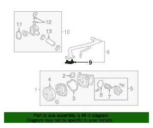 2013-2023 GM Thermostat Bypass Pipe Gasket 12627055 | NewGMParts.com