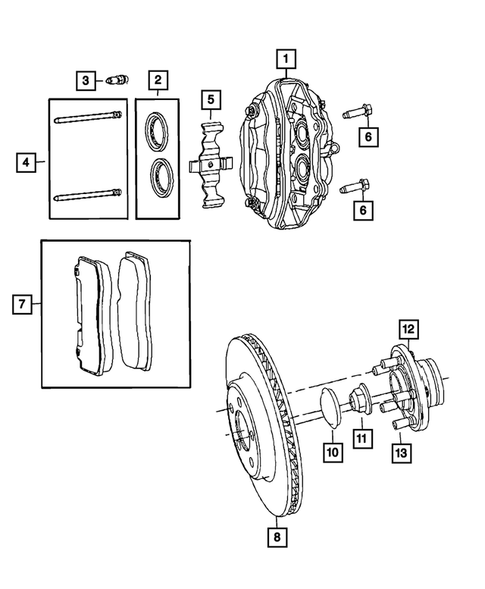 Front Brakes for 2021 Dodge Charger | Mopar eStore