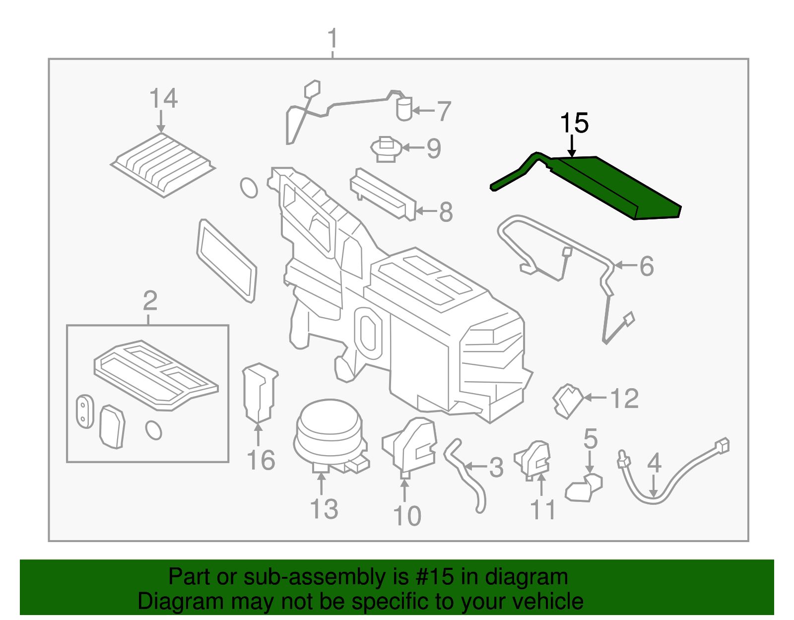 2007-2015 Ford Motorcraft™ Heater Core HC-48 | AutoNationParts.com