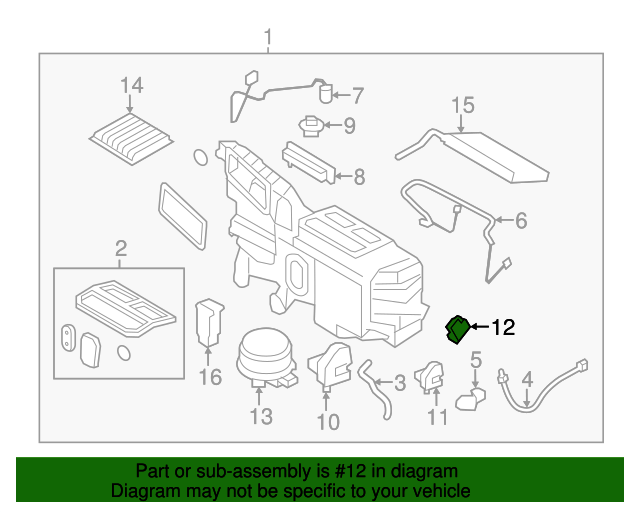 2007-2015 Ford Mode Motor - Passenger Side (RH) 7T4Z-19E616-C ...