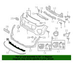 86565-D9000 - Skid Plate 2017-2019 Kia Sportage | Kia.Parts Store