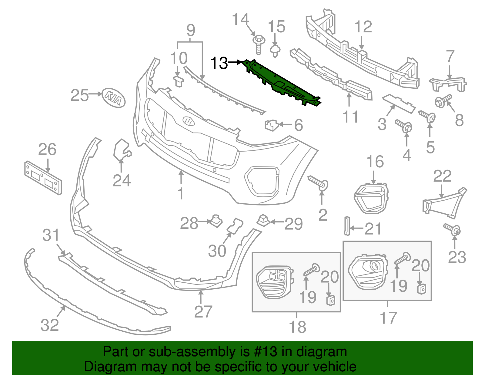 2017-2019 Kia Sportage Sight Shield 86361-D9000 | Retail Performance ...