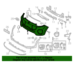 86510-D9000 - Bumper Cover 2017-2019 Kia Sportage | Kia.Parts Store