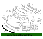 86567-D9000 - Lower Deflector 2017-2019 Kia Sportage | Kia.Parts Store