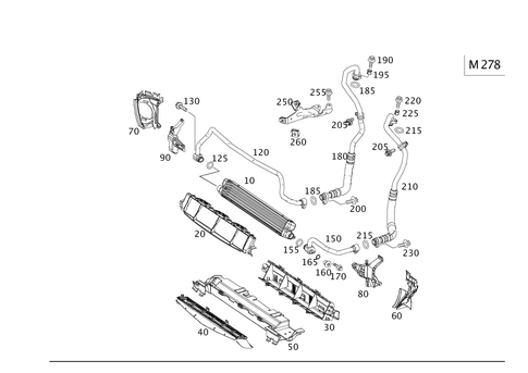 Oil Cooler for 2012 Mercedes-Benz E550 | Mercedes-Benz USA Parts