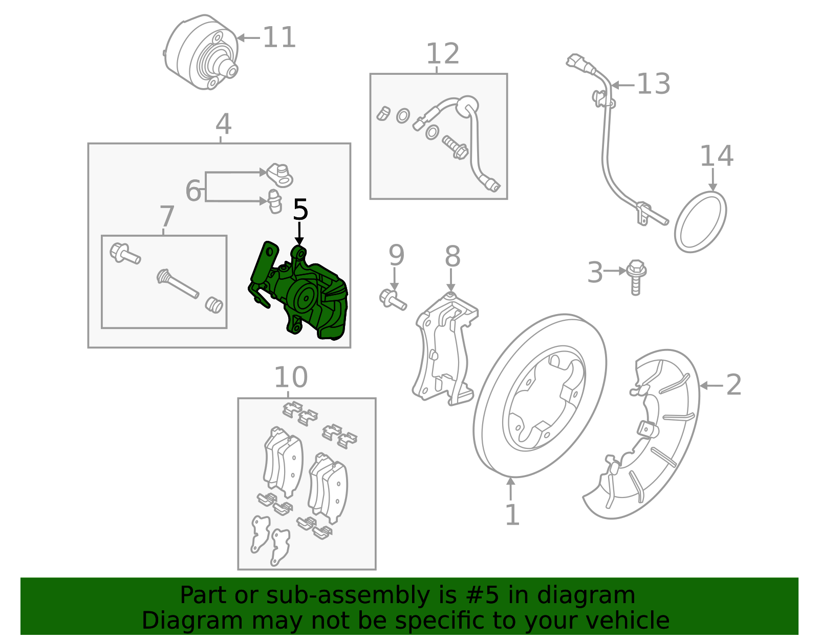 MK4Z-2552-B - Caliper 2021-2024 Ford | Big 3 Auto Parts