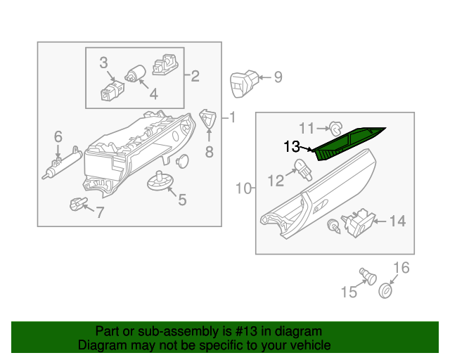204-683-00-94 - Tray 2008-2011 Mercedes-Benz | Mercedes-Benz USA Parts