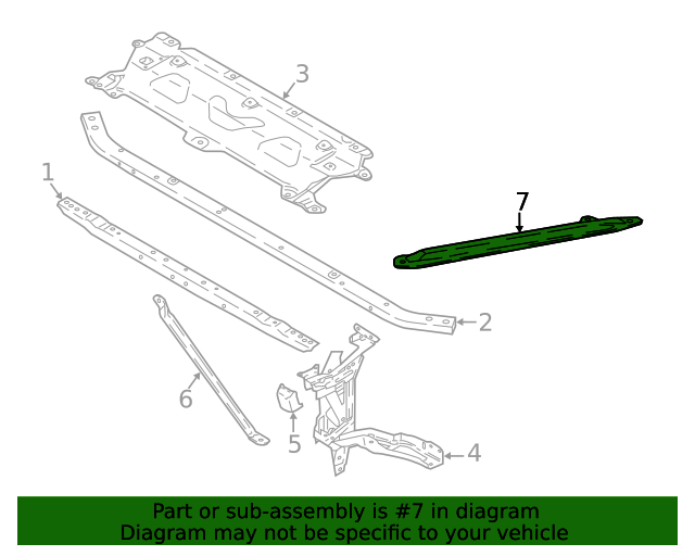 Genuine BMW 51-61-9-880-676 | Cross Bar | FREE Shipping on Most Orders ...
