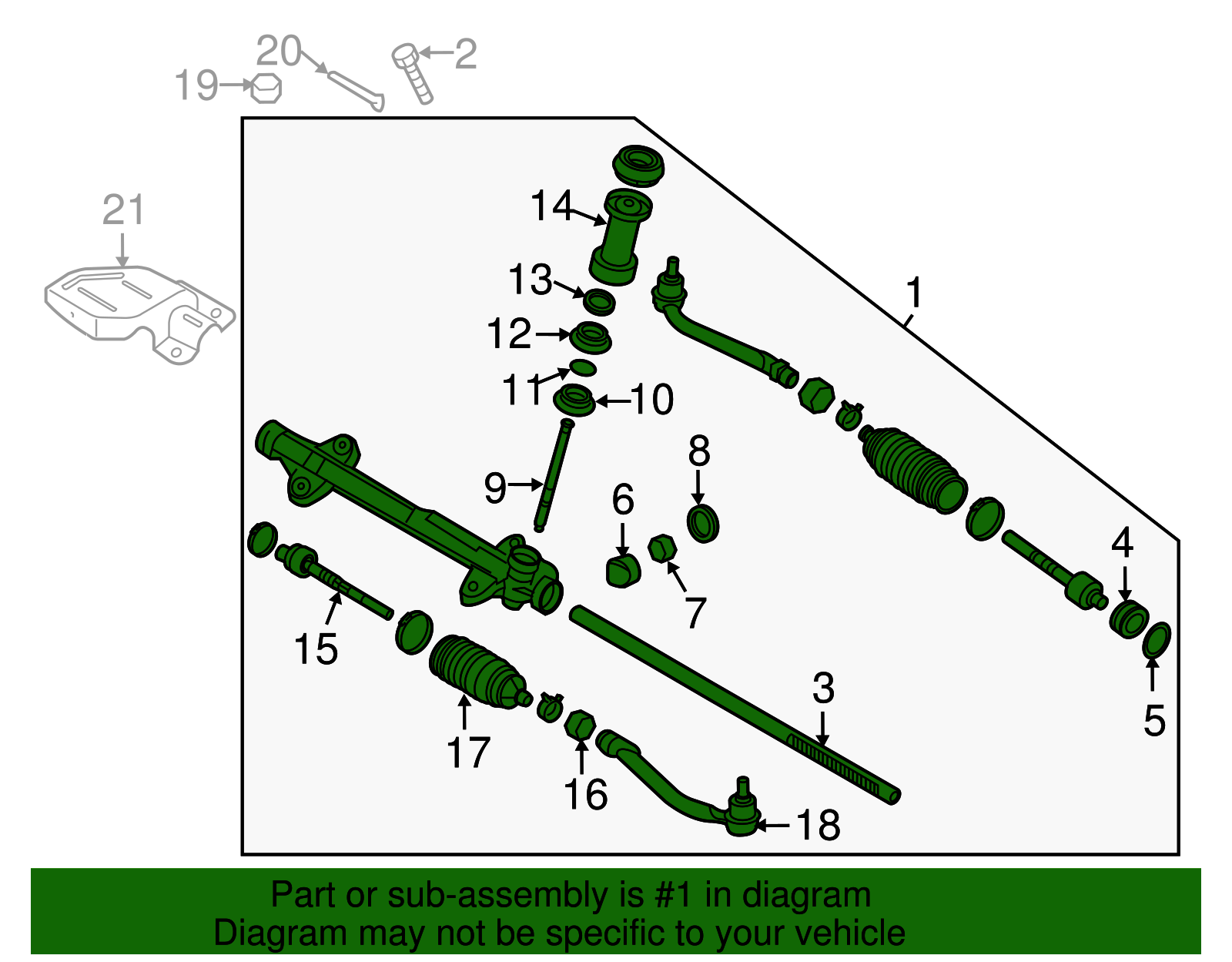 Genuine Steering Gear for 2011-2016 Hyundai | Part# 56500-3X200 ...