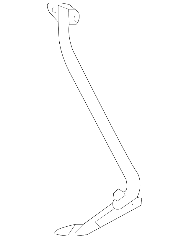 65671-04050 - Truck Bed Panel Brace (Right, Front) - 2005-2015 Toyota ...