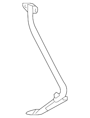 65671-04050 - Truck Bed Panel Brace (Right, Front) - 2005-2015 Toyota ...