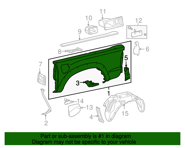 65500-04904 - Side Panel - 2005-2015 Toyota Tacoma | Nucar Toyota of ...