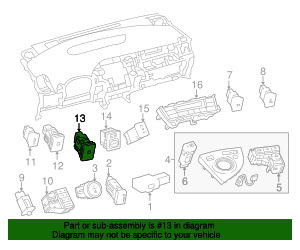 2012-2015 Toyota Switch 84721-47011 | Toyota Parts Center