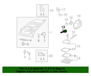 2006-2009 Toyota Prius Headlight Bulb 90981-20029 | Toyota OEM Parts Online