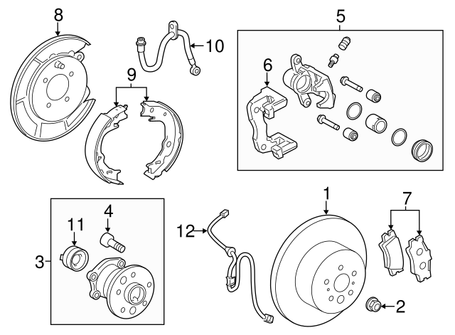 89516-06150 - ABS Wheel Speed Sensor Wiring Harness 2016-2018 Lexus ...