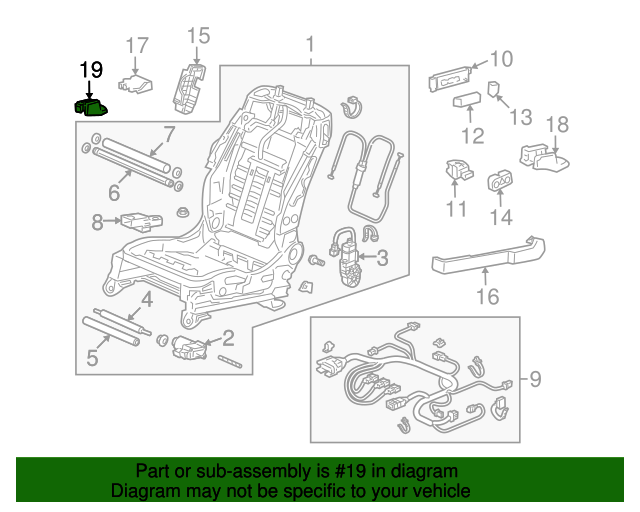 81506-TA0-A71ZB - Cover L Front Seat Foot (Inner) *NH597L* (Rear) (Dark ...
