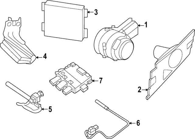 2023-2024 Nissan ARIYA Bracket 28533-5MP1A | Temecula Nissan Parts