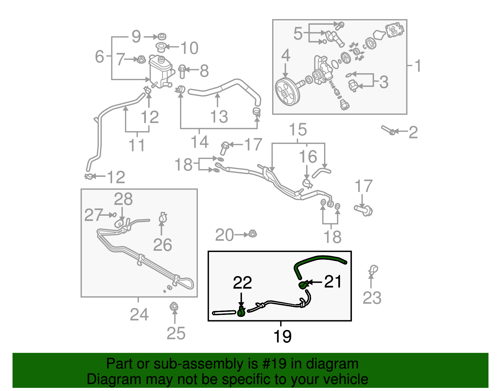 2007-2015 Mazda CX-9 Cooler Line TD11-32-410B | TascaParts.com