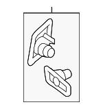 51117484789 - 2018-2021 BMW Park Sensor Mount Kit (51-11-7-484-789 ...