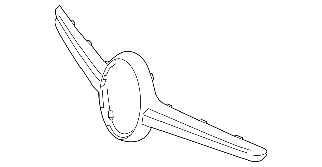 2014-2019 Mercedes-Benz Center Molding UNPAINTED 117-888-00-60-9999 ...