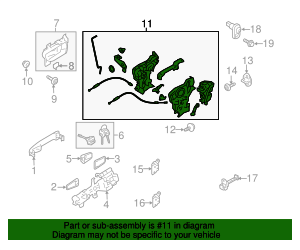 SU003-04113 - Lock Actuator - 2013-2020 Toyota | OEM Genuine Toyota Parts