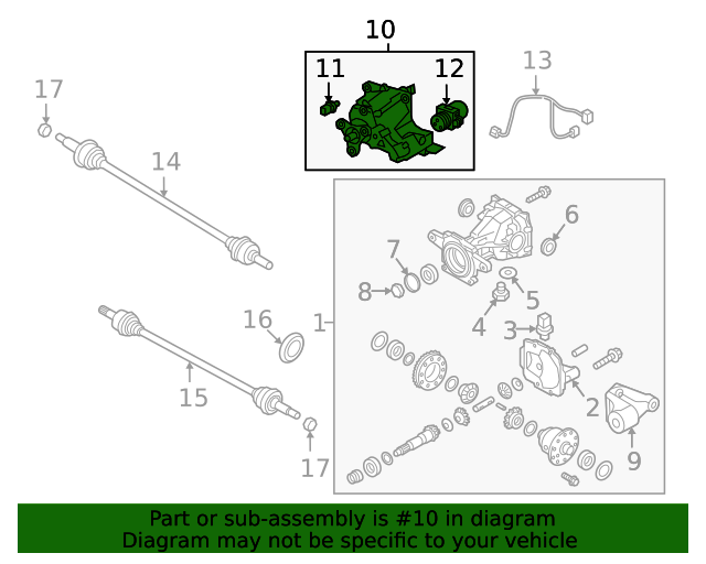 47800-4G300 - Awd Coupling Unit - 2021-2023 Hyundai | hyundaiparts