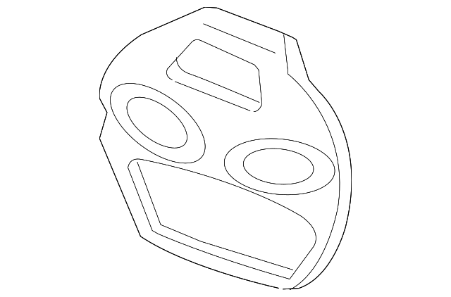 1999-2013 Porsche 911 Latch Cover 996-561-635-00-A09 | Sunset Porsche Parts