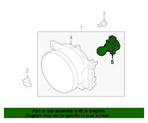 2012-2017 Subaru Fog Lamp Bulb 84920FJ021 | OEM Parts Online