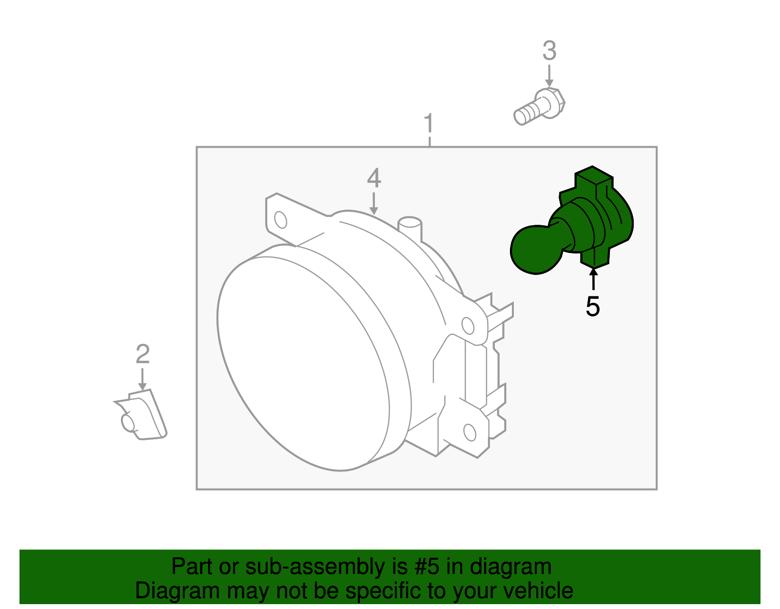 2012-2017 Subaru Fog Lamp Bulb 84920FJ021 | OEM Parts Online