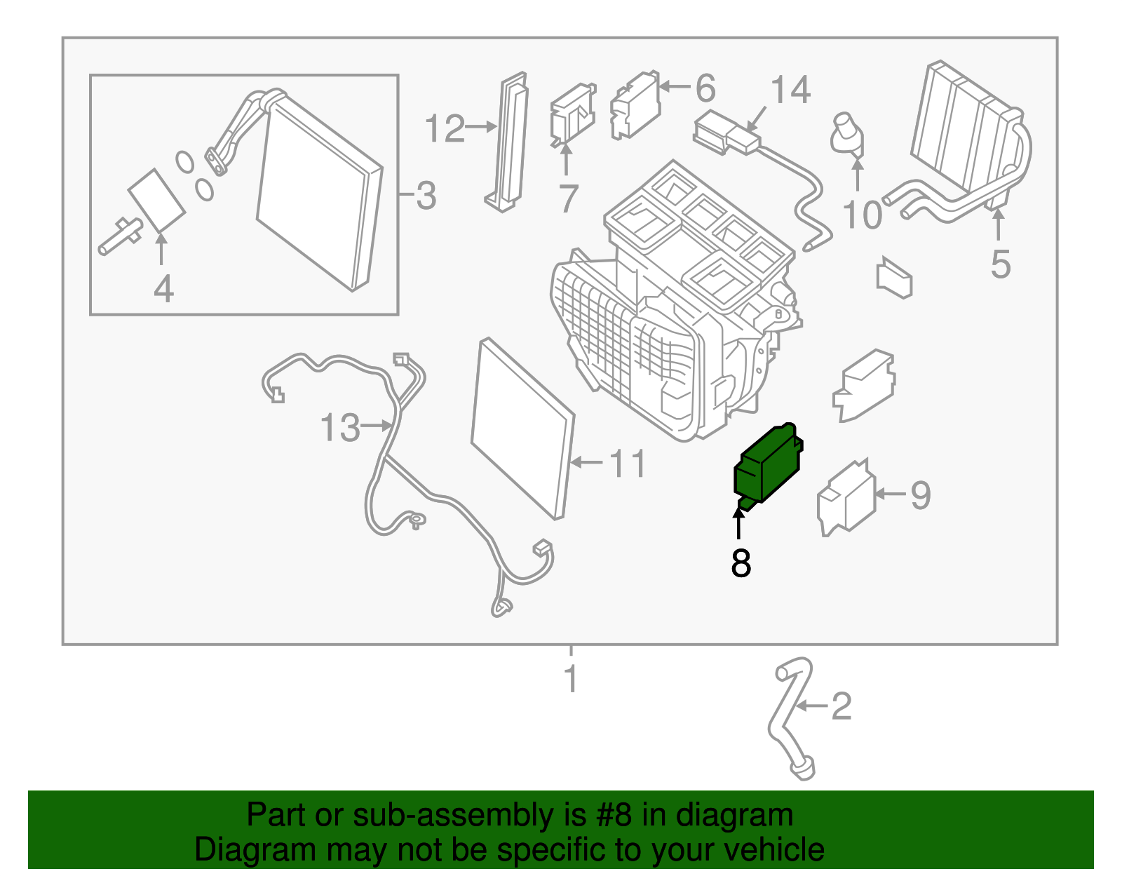 27732-3JC1A | Nissan Actuator Assy-Air Mix - Genuine OEM | 277323JC1A ...