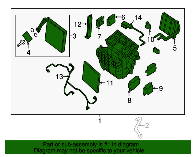 2021-2024 Nissan Murano AC & Heater Assembly 27110-9UA0A | Temecula ...