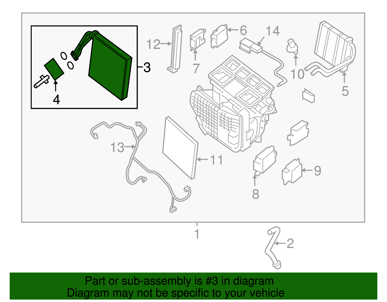 27280-9UC0B - Evaporator Core - 2015-2021 Nissan Murano | Nissan OEM ...