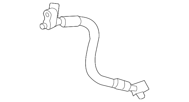 64533455906 - 2007-2010 BMW A/C Refrigerant Discharge Hose (64-53-3-455 ...