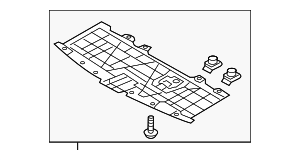 DNJK-56-11Y - Cover Under Front - Mazda Swag