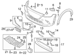 2016-2021 Mazda CX-3 Trim Molding D10J-50-7K0C | RealMazdaParts.com