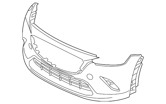 2020 Mazda CX-3 Bumper Front DLSE-50-031-BB | RealMazdaParts.com